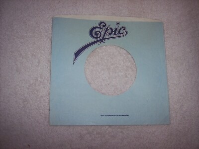 EPIC RECORDS 7 INCH 45 RPM ORIGINAL SLEEVE ONLY *NO SPLITS* #347 | eBay