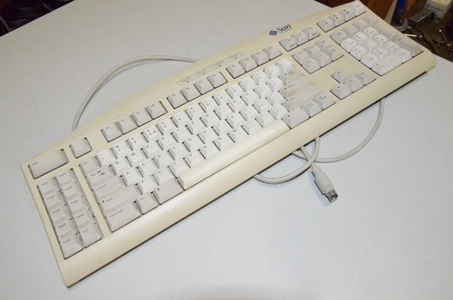 Sun Microsystems Type 6 34508 Vintage Computer Keyboard Teradyne J973 ...