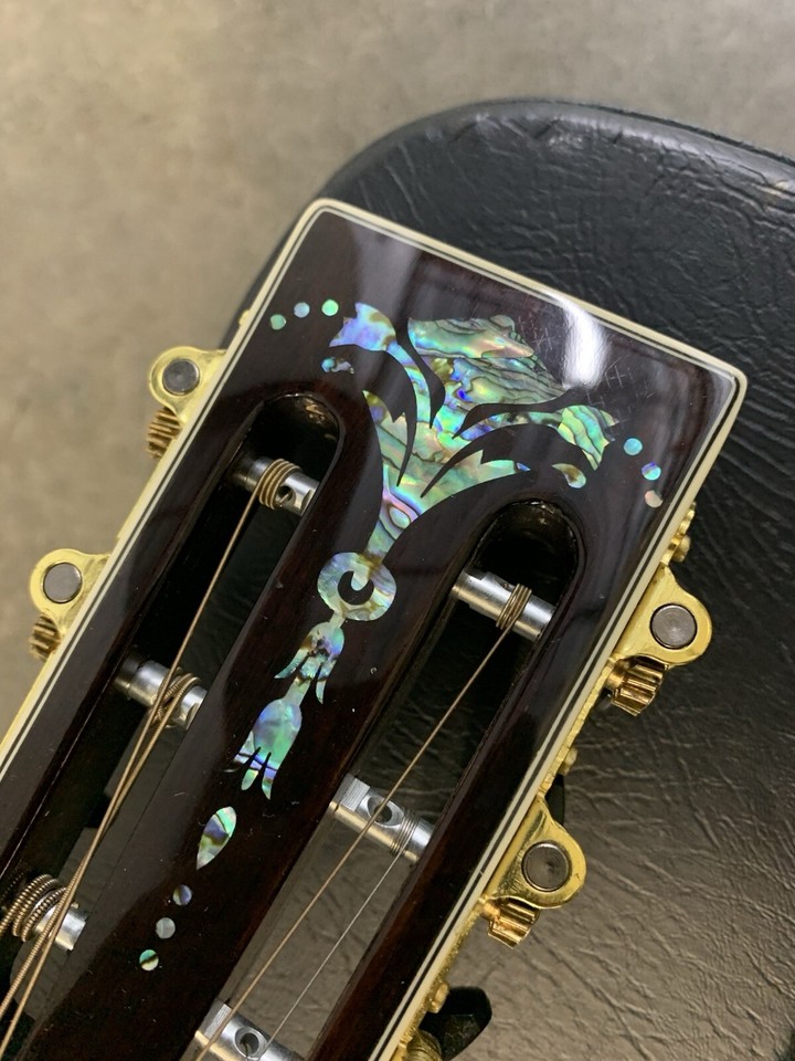High Quality On Style Abalone Acoustic Guitar Use Nicely Perfect ...