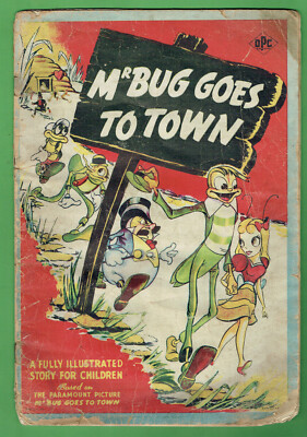 #D332. 1941 / 1942 CHILDREN'S COMIC STORY BOOK - MR BUG GOES TO TOWN ...