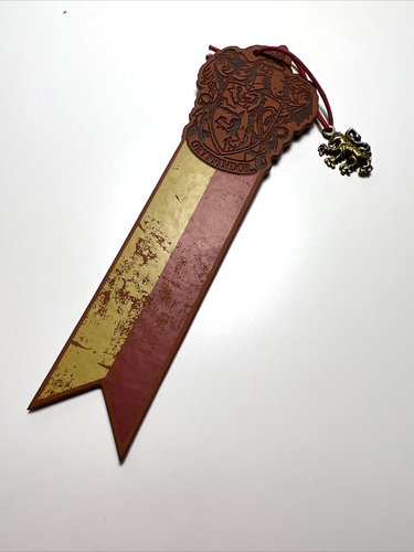Harry Potter Gryffindor Bookmark Faux Leather Wizarding World Universal ...
