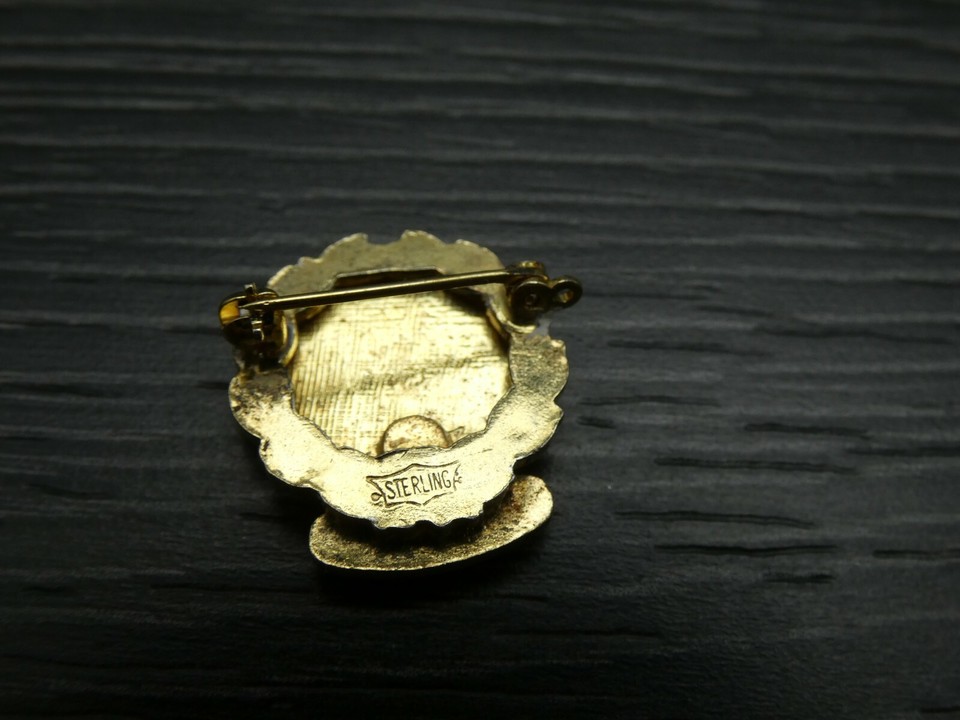 Vintage Sterling Silver Gold Tone EH Home Community Family 25 Year Pin ...