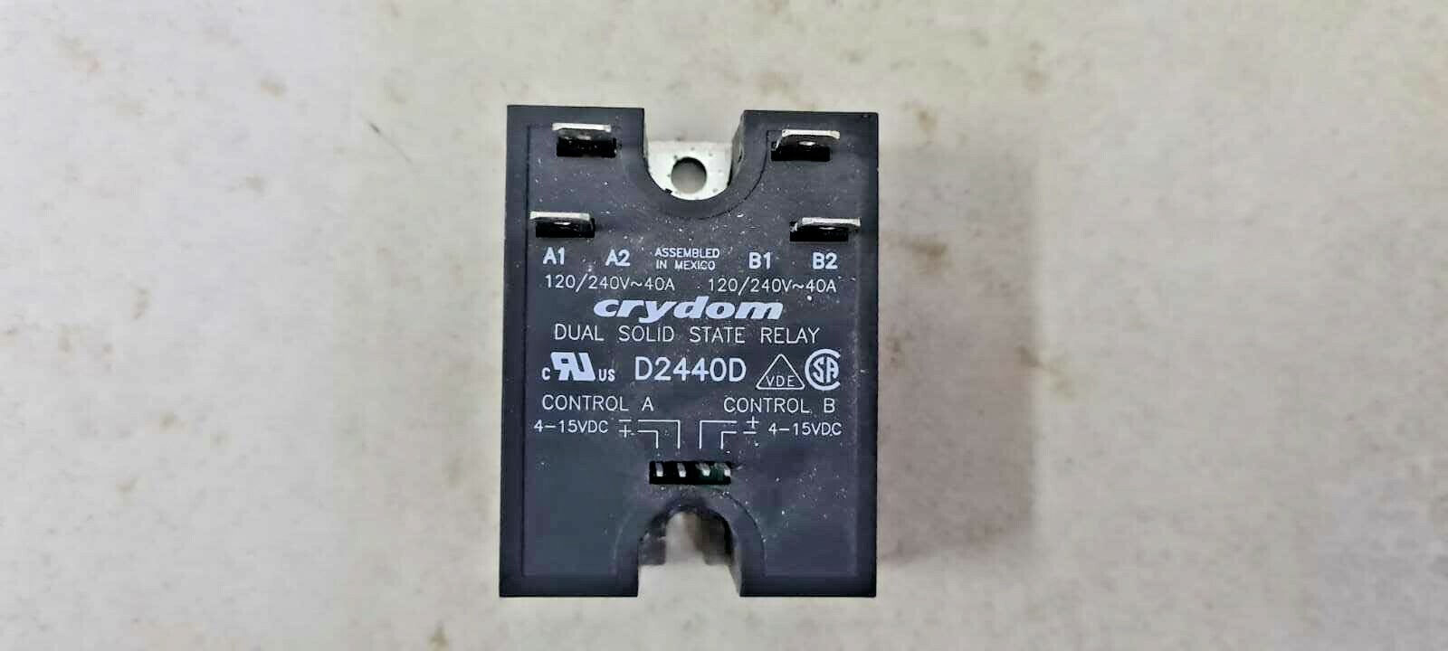 D2440D - Solid State Relay, 40 A, 280 VAC, Panel, Quick Connect,(D2440D ...