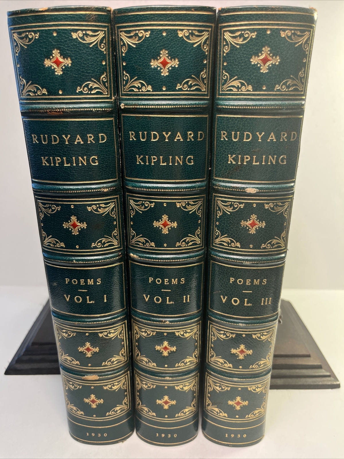 Rudyard Kipling - Poems - 1930 - SIGNED Limited edition - Leather ...