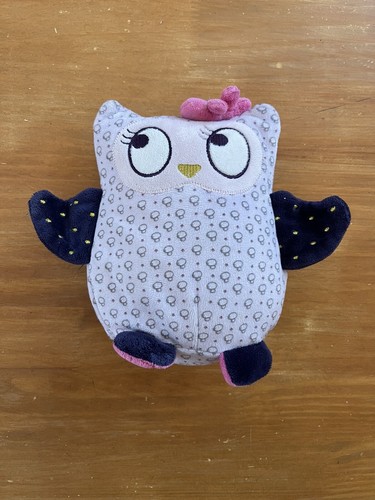 OL/ DOUDOU CHOUETTE HIBOU Simba Toys PELUCHE MAUVE VIOLET ROSE ...