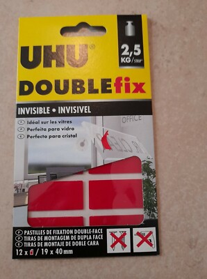 UHU - DOUBLE FIX - INVISIBLE | eBay