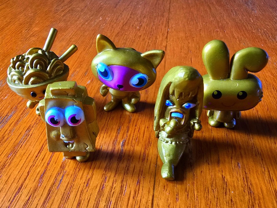Moshi Monsters - Ultra RARE Gold LTD Edition Figures Bundle ...