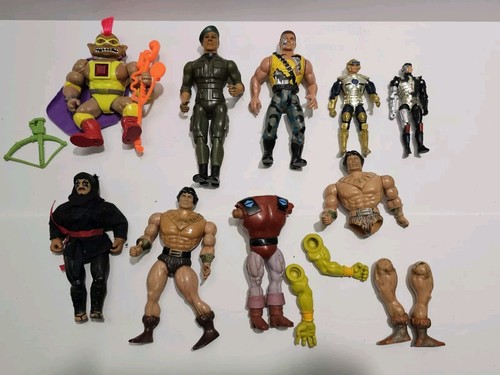 Vintage 1980s - 1990s Action Figure Lot Random Figures & Parts | eBay