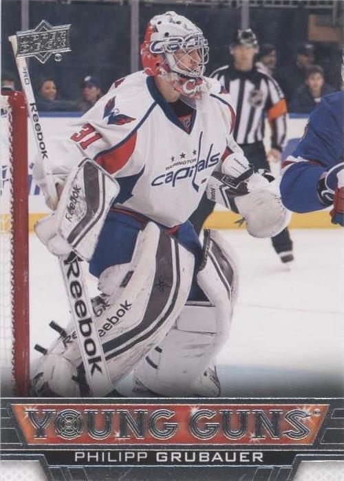 2013-14 Upper Deck - Young Guns Philipp Grubauer #467 (RC) for sale ...