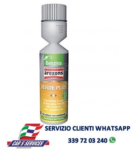 ADDITIVO BENZINA VERDE SOSTITUTIVO DEL PIOMBO 250ml X AUTO A BENZINA ...