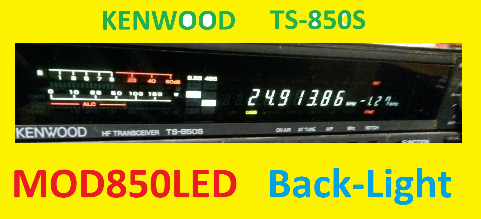 LED Back-Light FT1000MP FT920 IC775 IC756PRO IC746 IC7400 TS850 TS450 ...