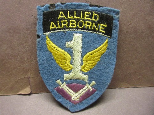 Original British made WW2 US. army 1st. allied airborne patch | eBay