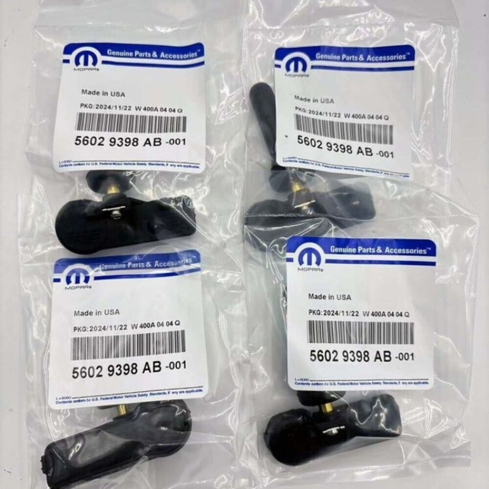 4PCS Tire Pressure Sensor TPMS For Dodge Chrysler Jeep RAM 56029398AB ...