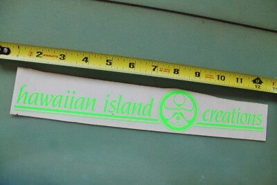 HIC Hawaiian Island Creations Surfboards Neon 80's V12 Vintage Surfing ...