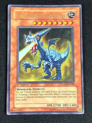 YUGIOH SUPER-ANCIENT DINOBEAST LODT-EN088 1ST ULTRA LP | eBay