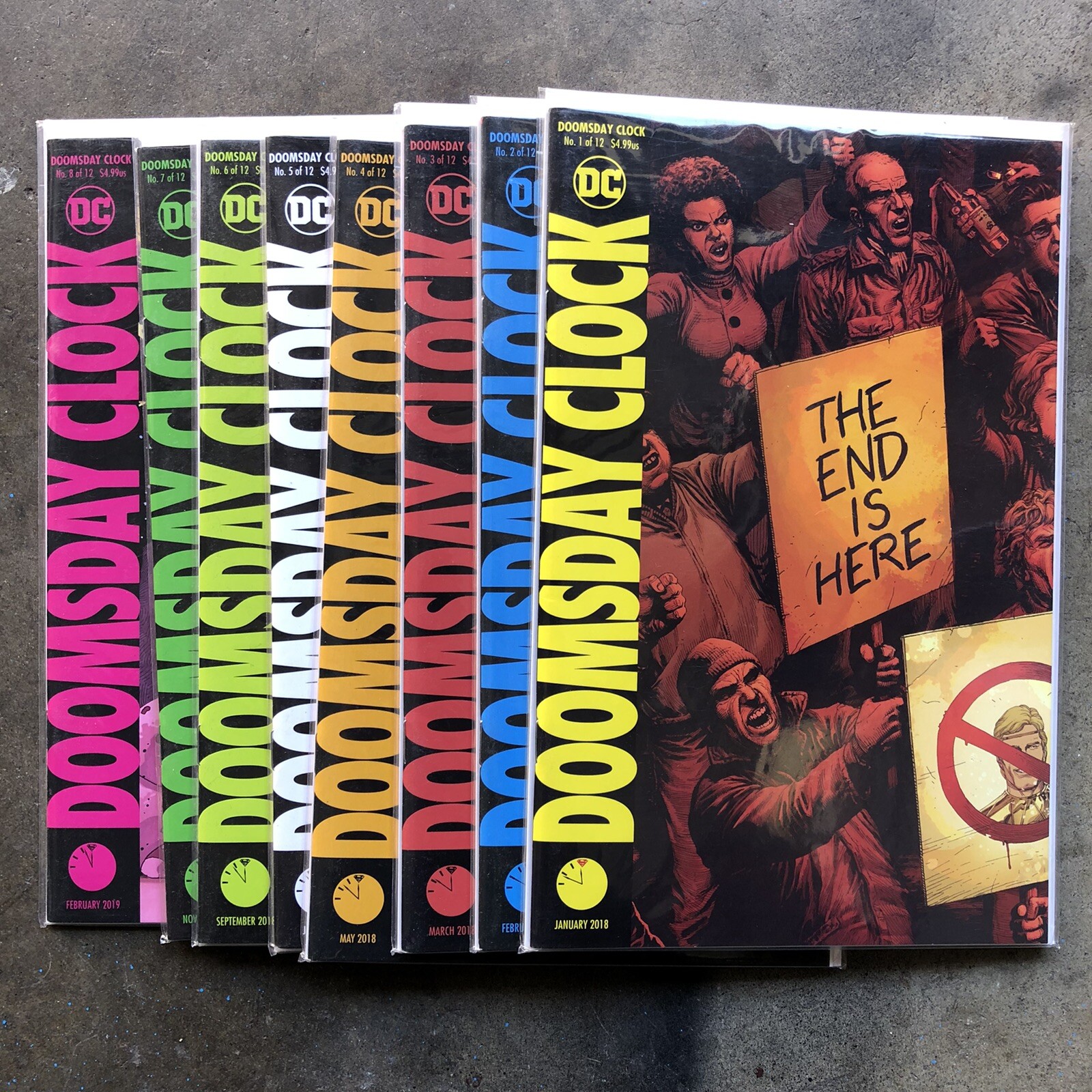 Watchmen doomsday clock #1-8 | eBay
