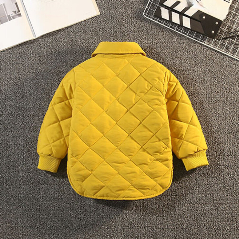 Kids Padded Coat Jacket Top Warm Pockets Button Bodywarmer Boys ...