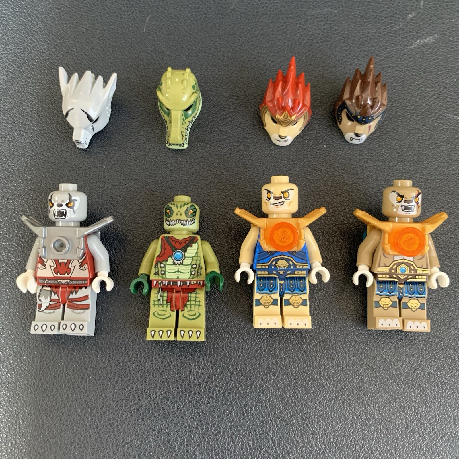 Lego Legends Of Chima Minifigure Lot Of 4, Crawley, Worriz, Laval, Long ...