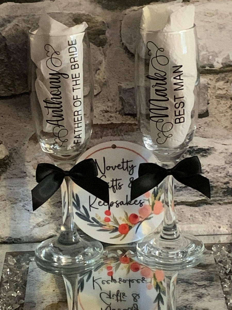 Personalized Bridal Glasses 19 Unique Wedding Glasses Everyone Will