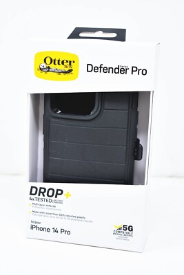 Otterbox Defender Pro Series Case w/ Holster Clip for Apple iPhone 14 ...