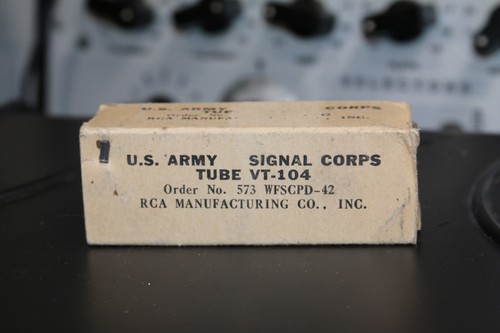 WWII U.S. Army VT-104 (12SQ7) Vacuum tube ~ RCA - 1942 - NOS | eBay