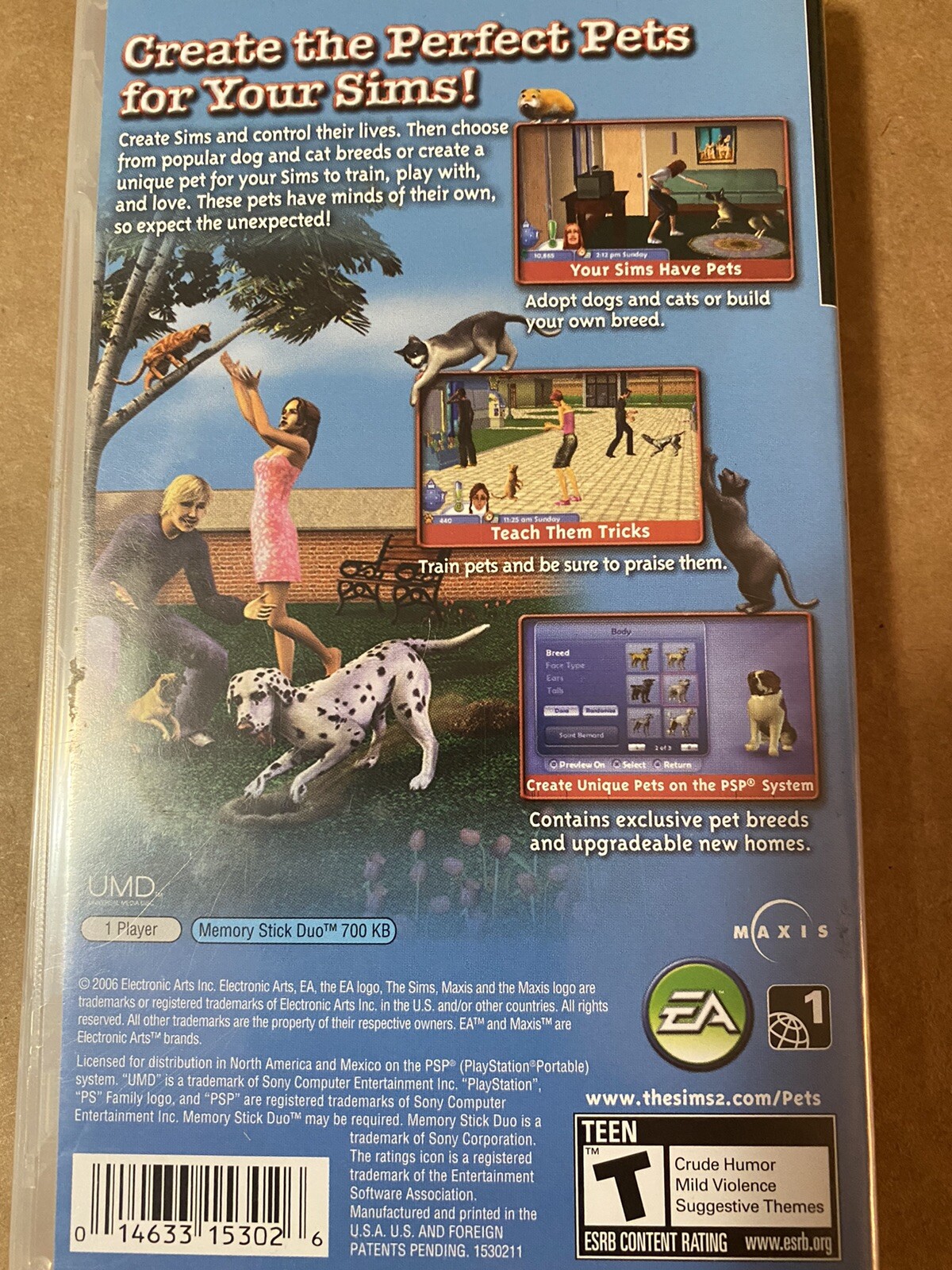 Sims 2: Pets (Sony PSP, 2006) - European Version for sale online | eBay