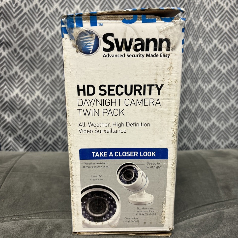 Swann SWPRO-HDCAMWH2-WM HD Security Day/Night Camera Twin Pack All ...