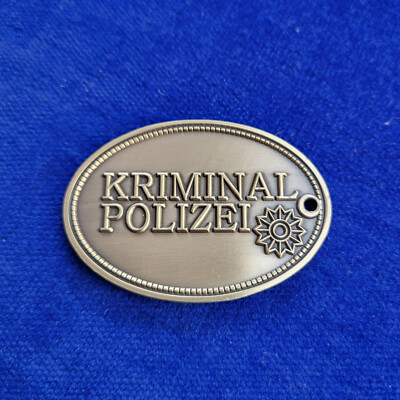 Kripo Miniaturmarke Metall-Schlüsselanhänger # Polizei #Kripomarke | eBay