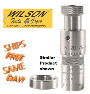 LE Wilson Stainless Micrometer Top Inline Seater Die for 308 Win # S30 ...