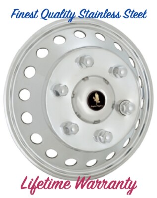 16" Mercedes Benz Sprinter Stainless Steel Wheel Rim Simulator Hubcap ...