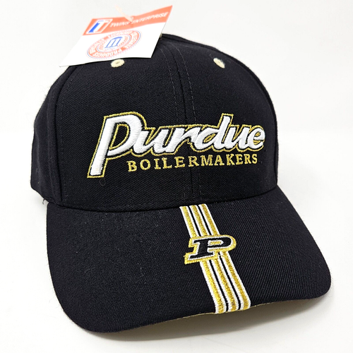 NWT Vintage Purdue Boilermakers Twins Enterprise NCAA Strapback Wool ...