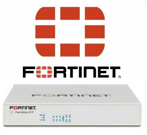 Fortinet FortiGate FG-81F Network Firewall +1 year license FortiCare ...