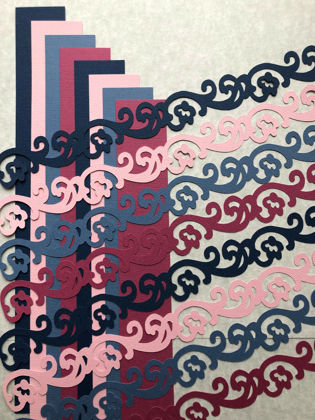 Floral Scroll Border