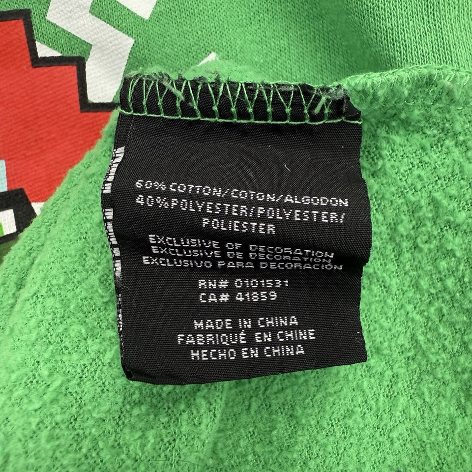 Ugly Christmas Sweater Sweatshirt Boys Large L Minecraft Mad Engine ...