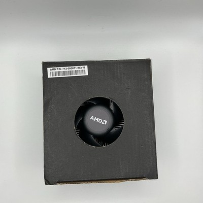 AMD Ryzen AM4 Socket CPU Cooler Fan Heatsink black used works great | eBay