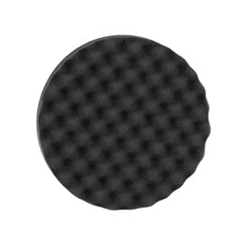 LAUCO Black Foam Waffle Buffing Pad – Single Sided - Final Buff Polish ...