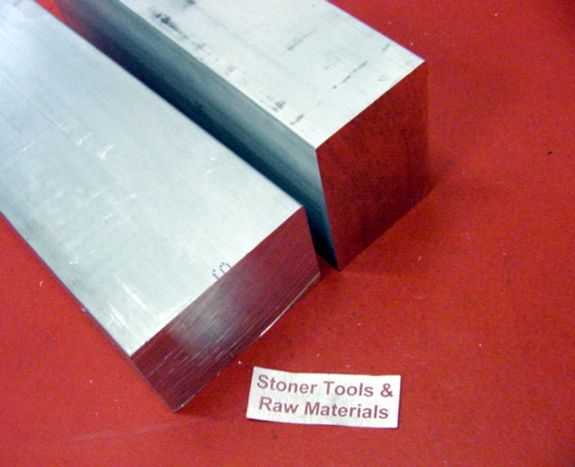 Industrial Metal Sheets 2-Pack 1" X 3" Aluminum 6061-T6511 Flat Bar, 5 ...