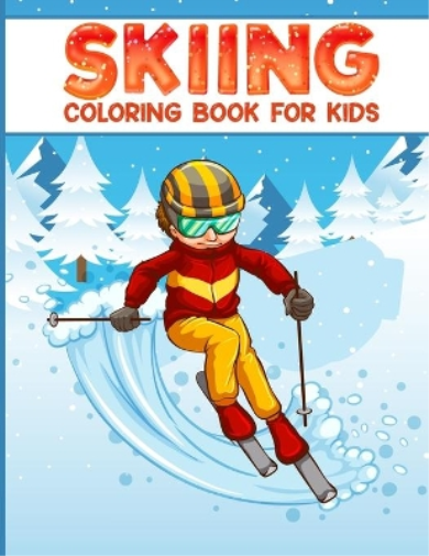Magical World Publication Skiing coloring book for kids (Paperback) (UK ...
