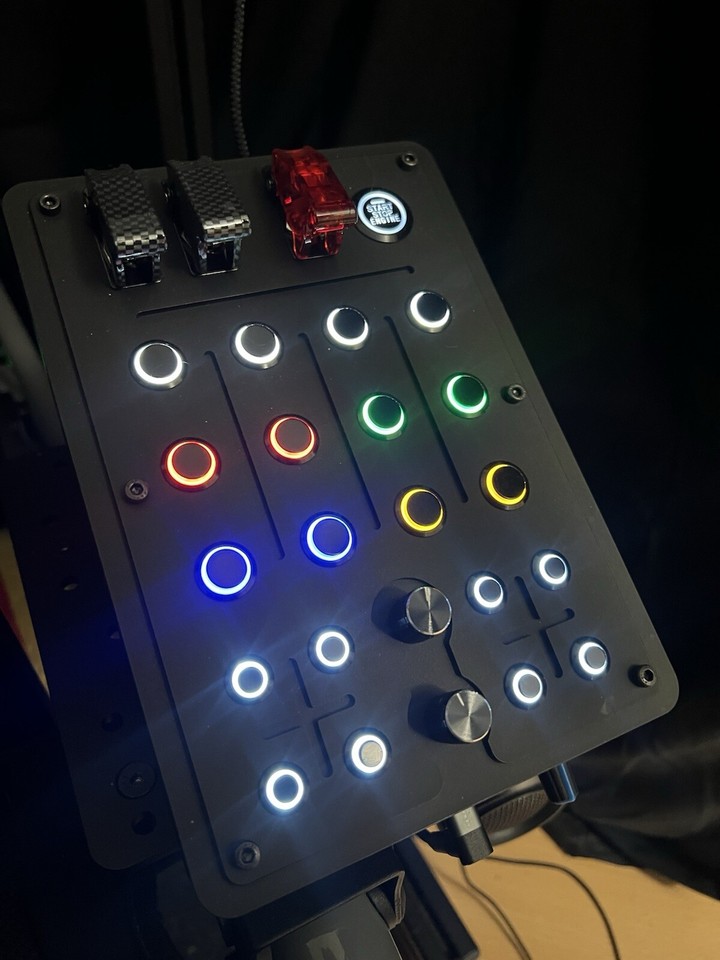 REAPERWARE 30-ELITE PREMIUM LED SIM RACING/FLIGHT BUTTON BOX FOR PC | eBay