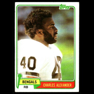 1981 Topps - Charles Alexander #222 (RC) Cincinnati Bengals 🏈 Football ...