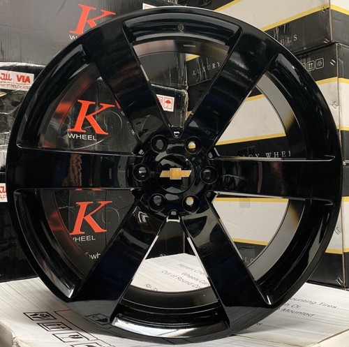 24'' inch TBBS Wheels Gloss Black with Tires fit Chevy SS Trailblazer ...