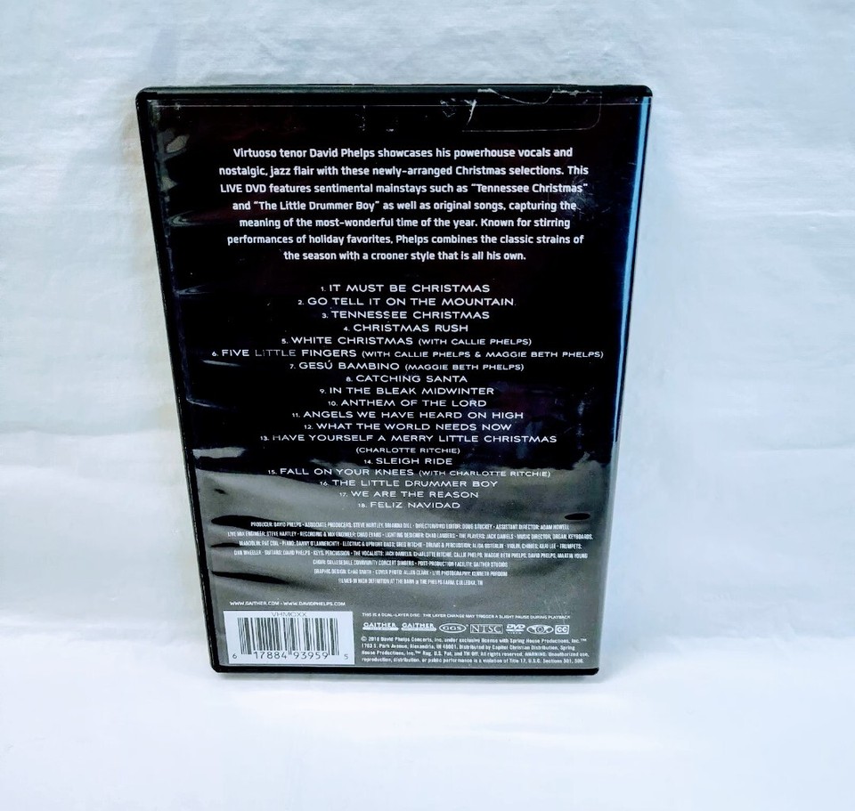 Gaither Gospel Series It Must Be Christmas By David Phelps Signed (DVD ...