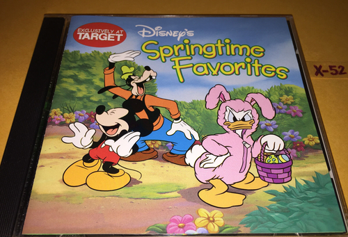 Disney Target CD Springtime Favorites hits Mickey Minnie Mouse Donald ...