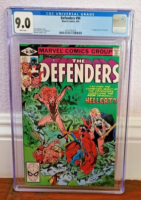 DEFENDERS #94 (4/81) ~ CGC 9.0 ~ WHITE PAGES ~ 1ST APP GARGOYLE ...
