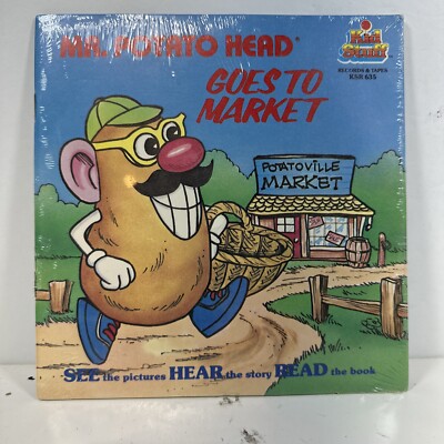 VTG Mr. Potato Head Kid Stuff Children’s Book With Record “Goes To ...