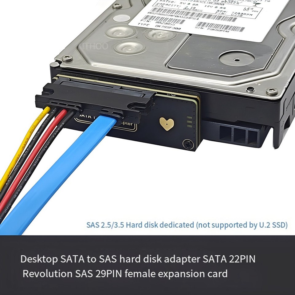 6Gbps/S 3.0 22 Pin to SAS HDD Adapter Card 2030 4711565242946| eBay