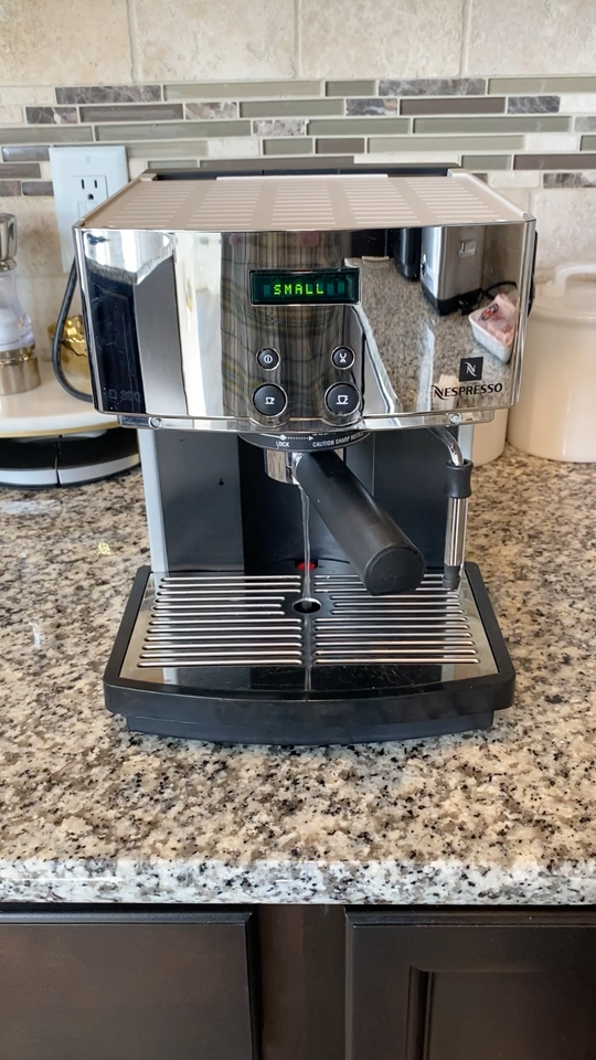 Nespresso Type D300 Stainless Commercial Coffee Machine Working ...