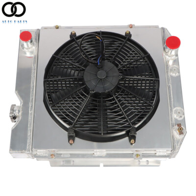 3Row Aluminum Radiator+Fan Shroud For 63-66 Ford Mustang Falcon Mercury ...