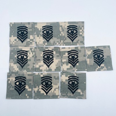 10 Sergeant Major Rank Patch - 2x2 Folded - Army | eBay