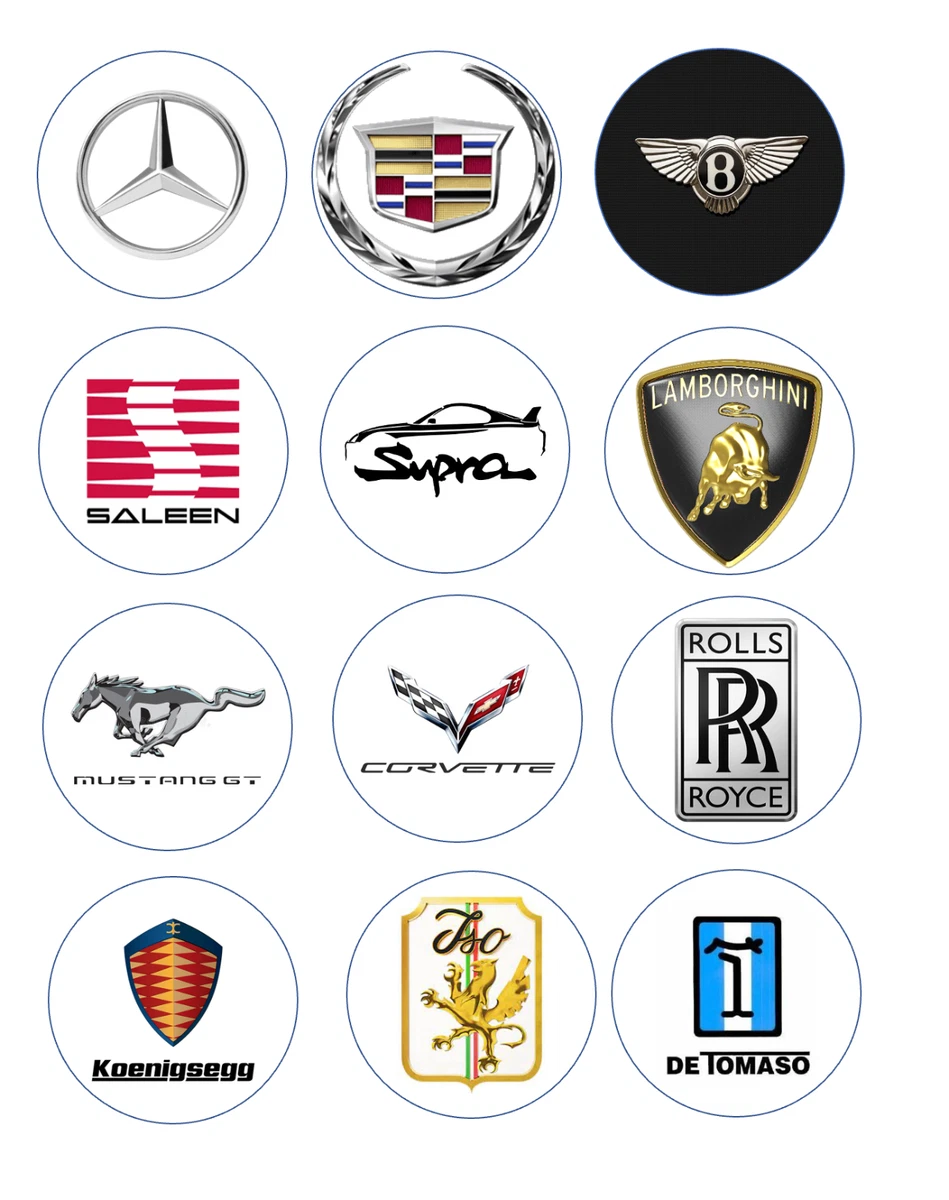 Foreign Car Company Logos